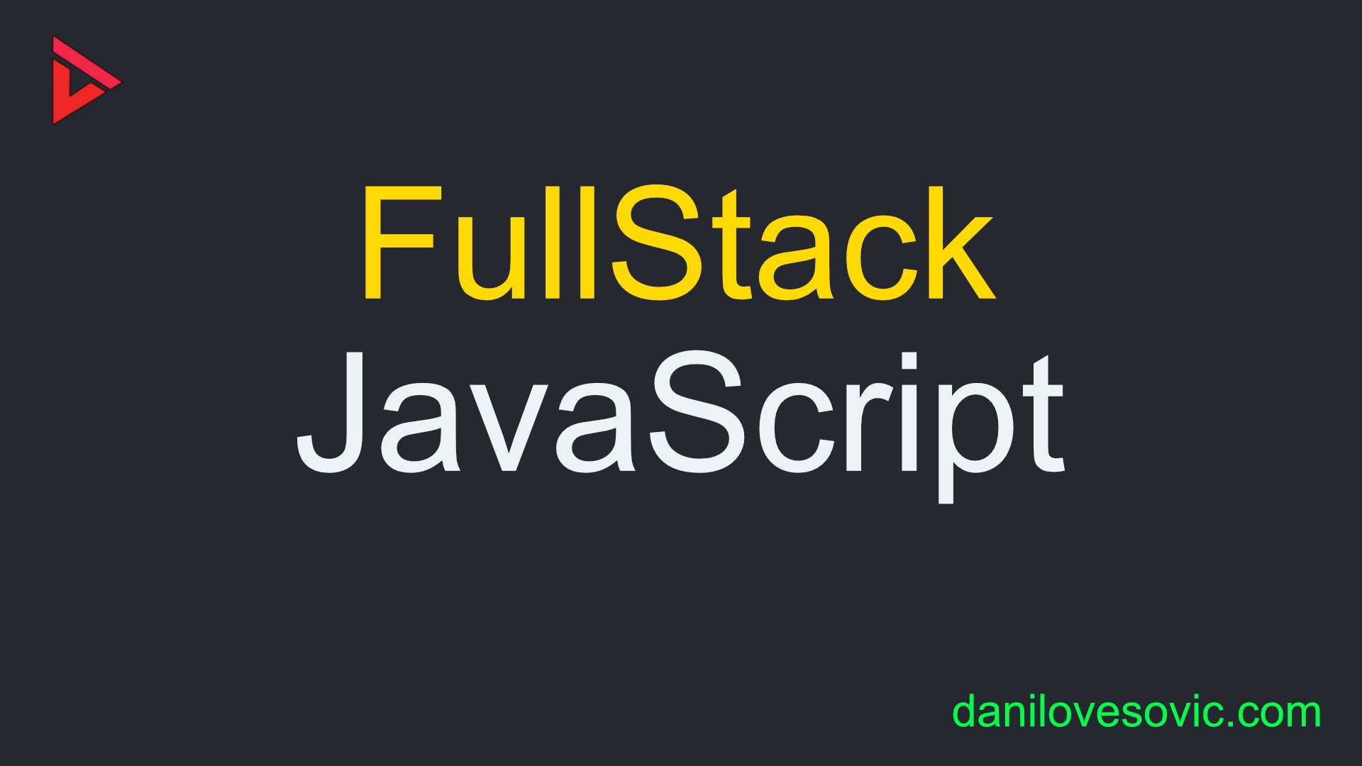 Svet programiranja / Profesionalna online predavanja / Danilo Vesovic